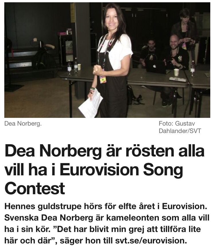 article svt | Dea Norberg
